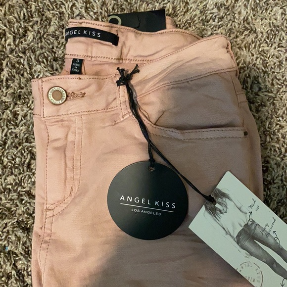 Angel Kiss | Jeans | Tanish Pink Jeans Never Worn | Poshmark